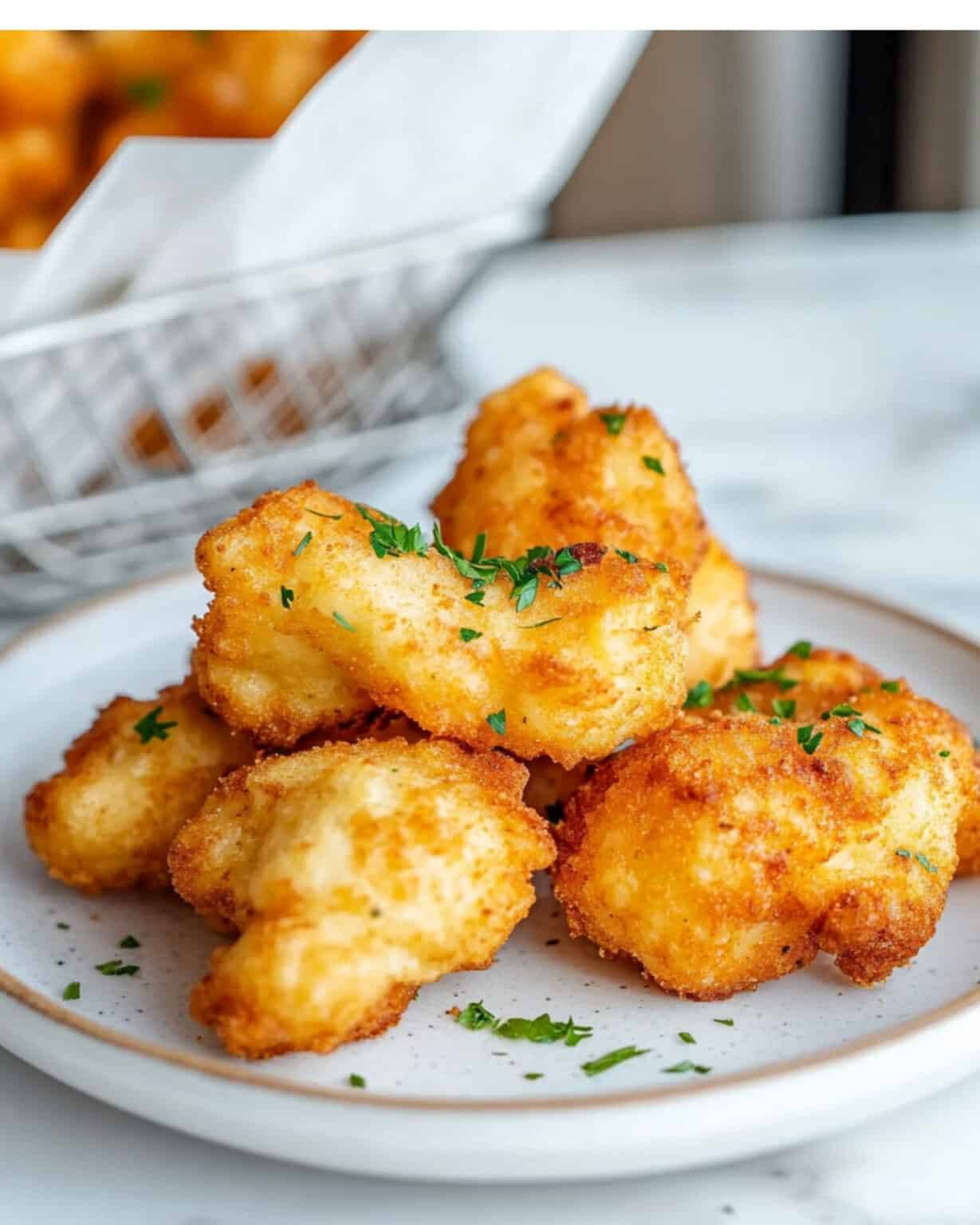 Deep Fried Cauliflower Recipe - YummyHere