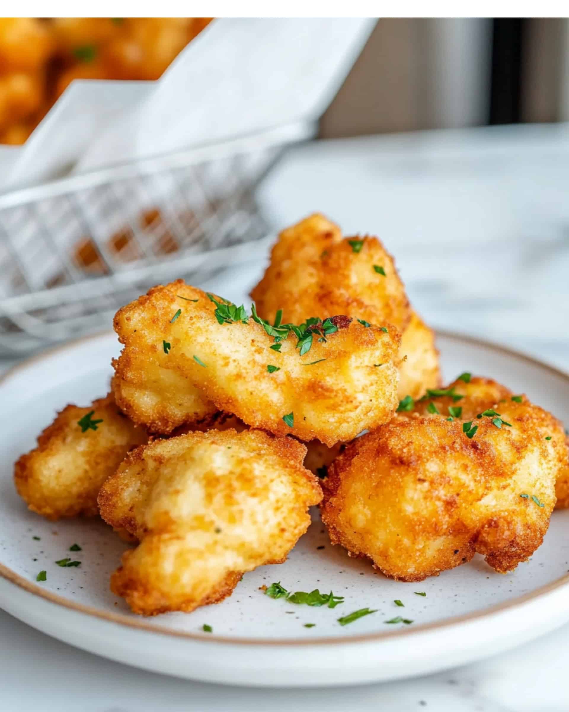 Deep Fried Cauliflower Recipe - YummyHere