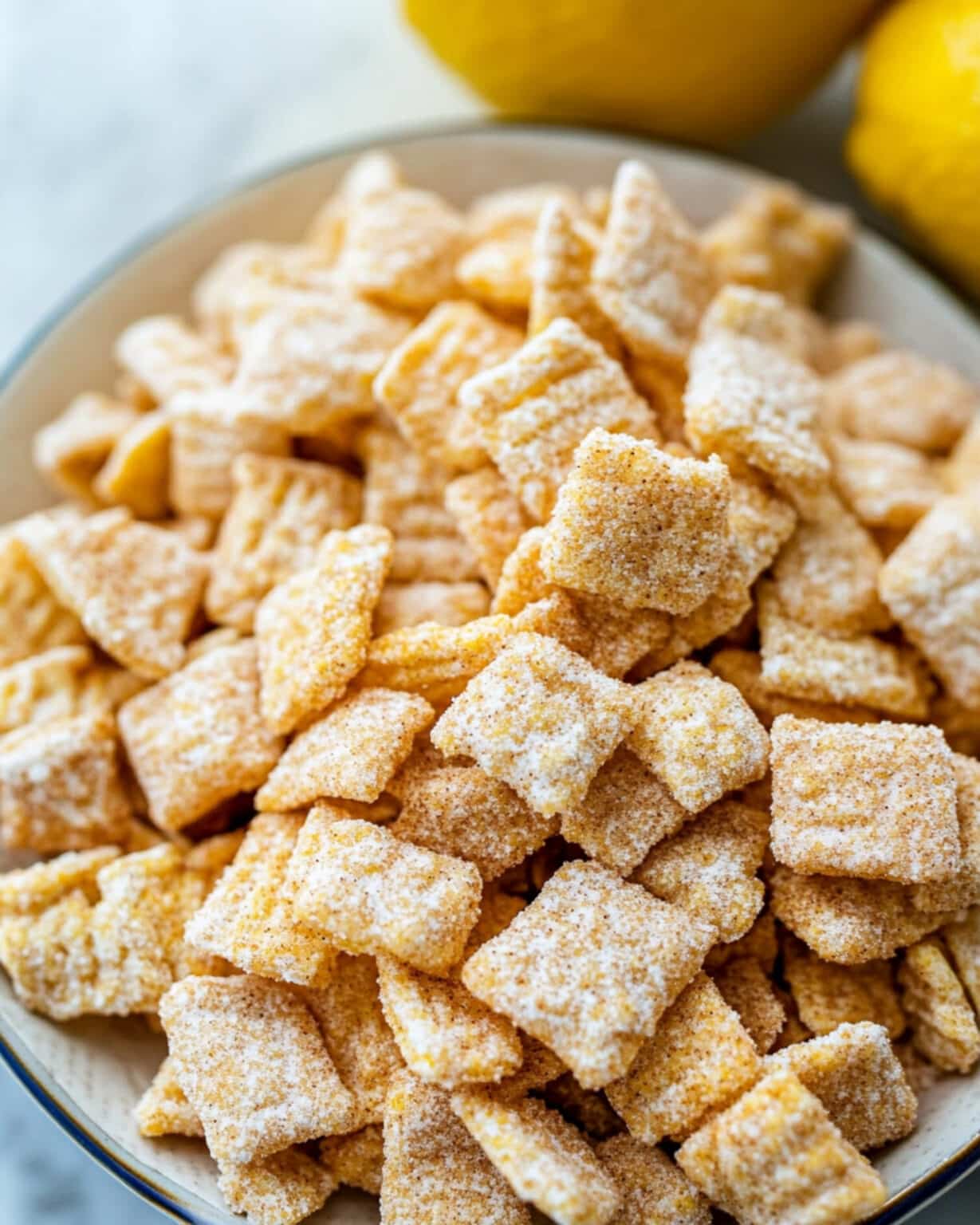 Lemonade Puppy Chow Recipe - YummyHere