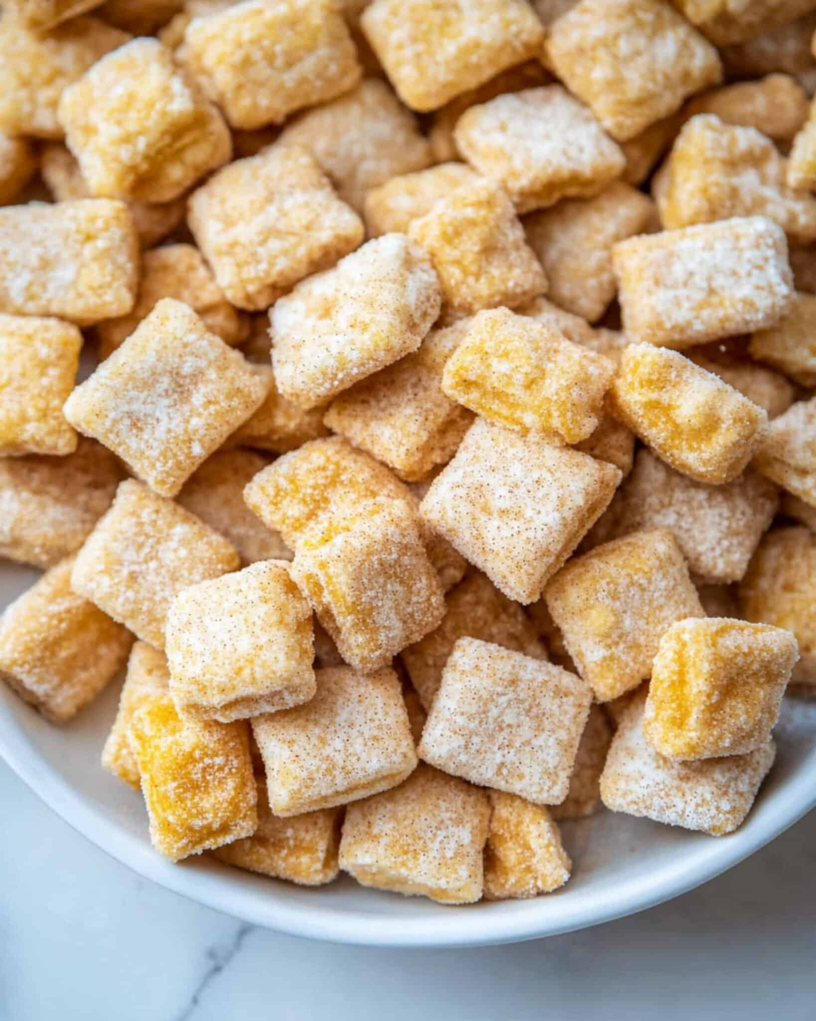 Lemonade Puppy Chow Recipe - YummyHere