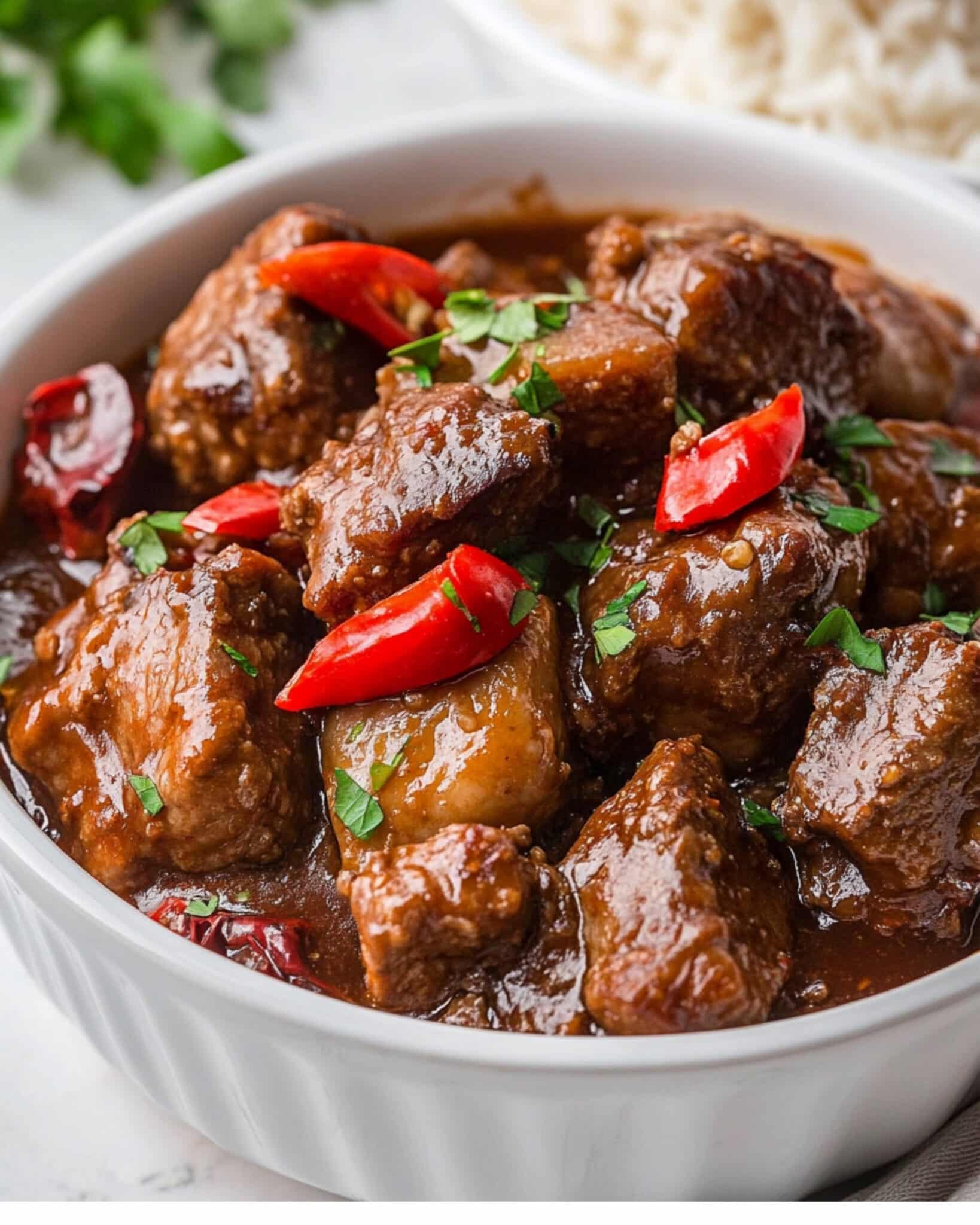 Southern Style Braised Oxtails Recipe - YummyHere