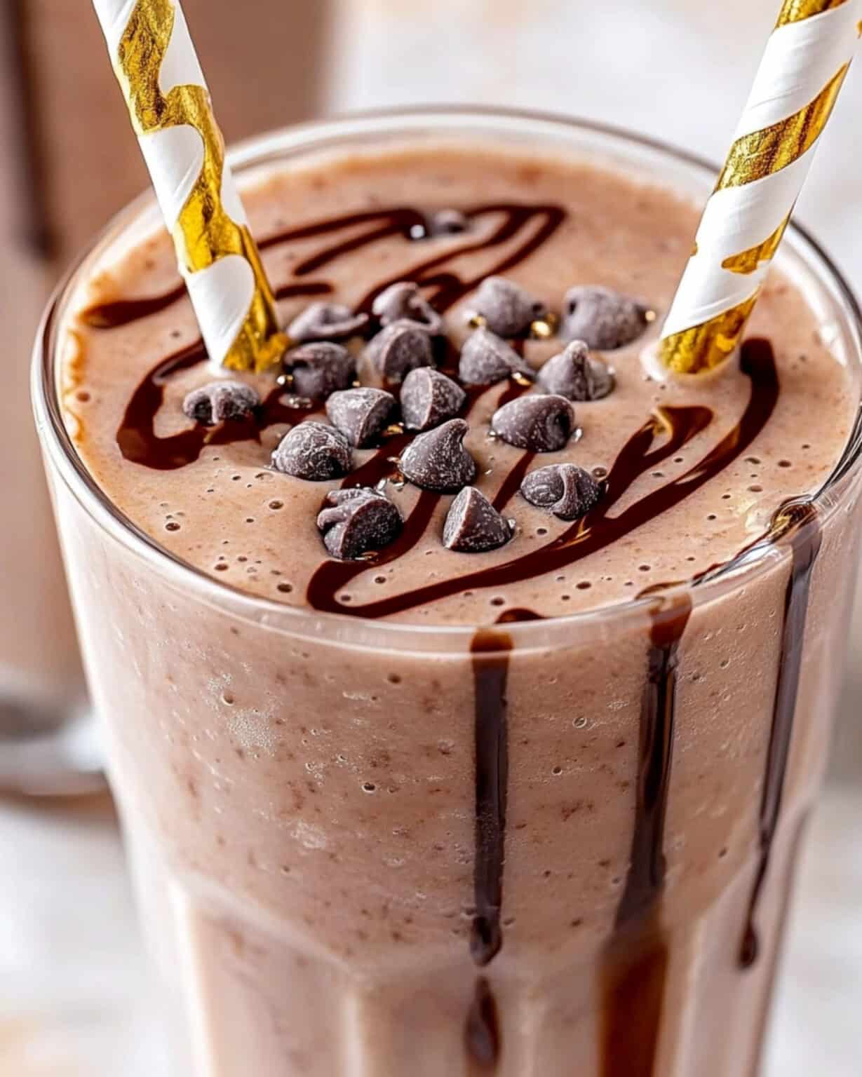 Chocolate Protein Shake Recipe - YummyHere