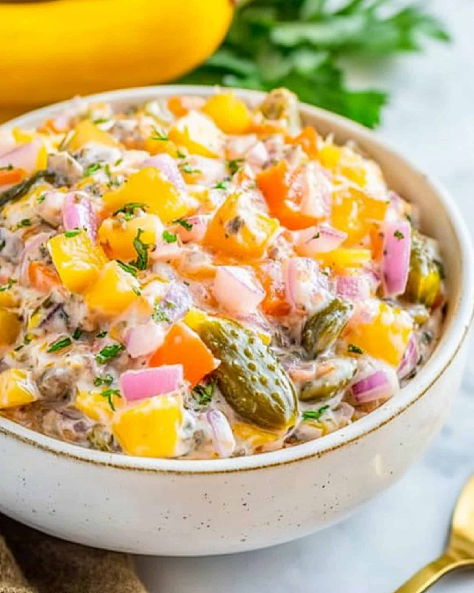 Homemade Pickle Relish Recipe - YummyHere