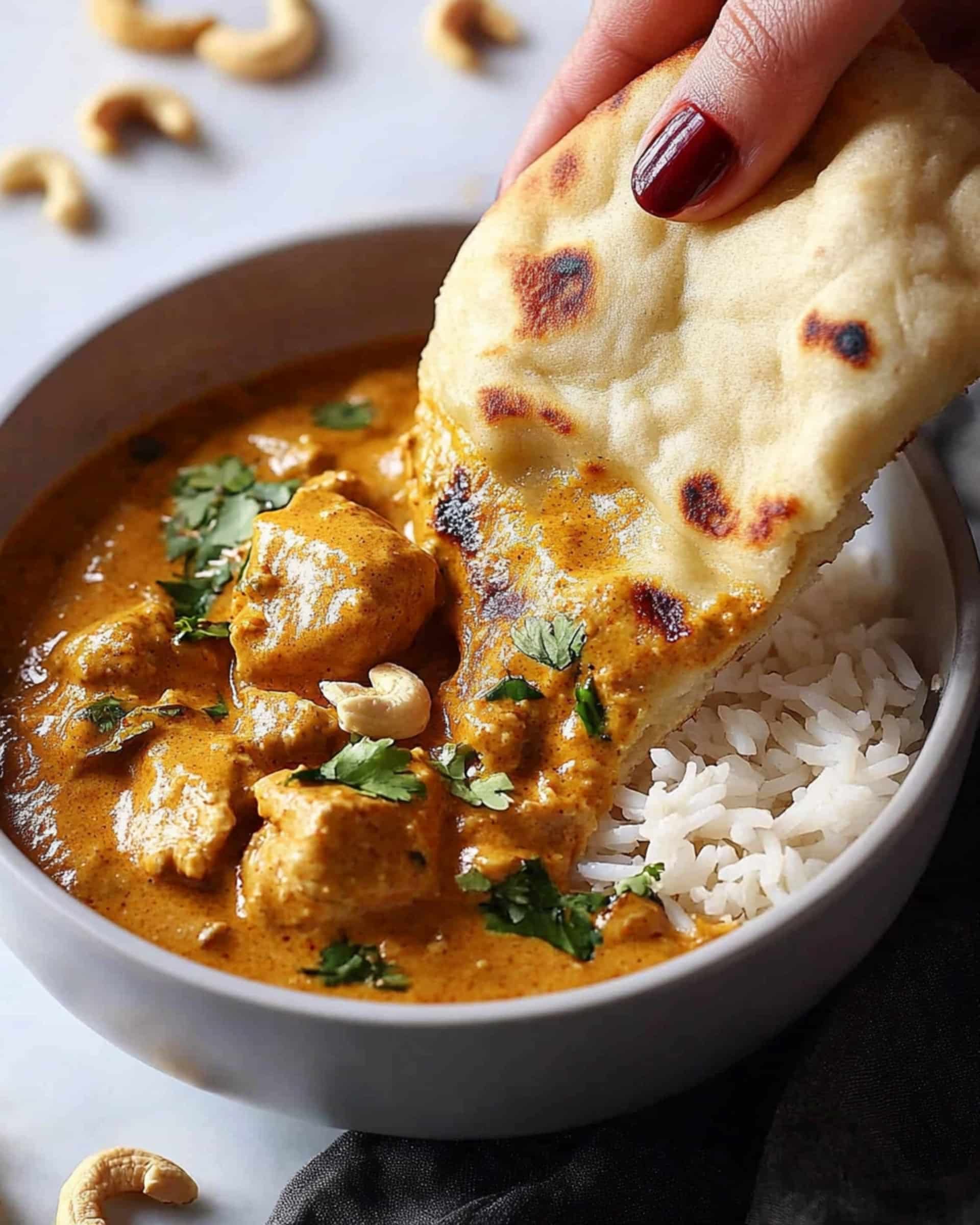 Lamb Korma Curry Recipe - YummyHere