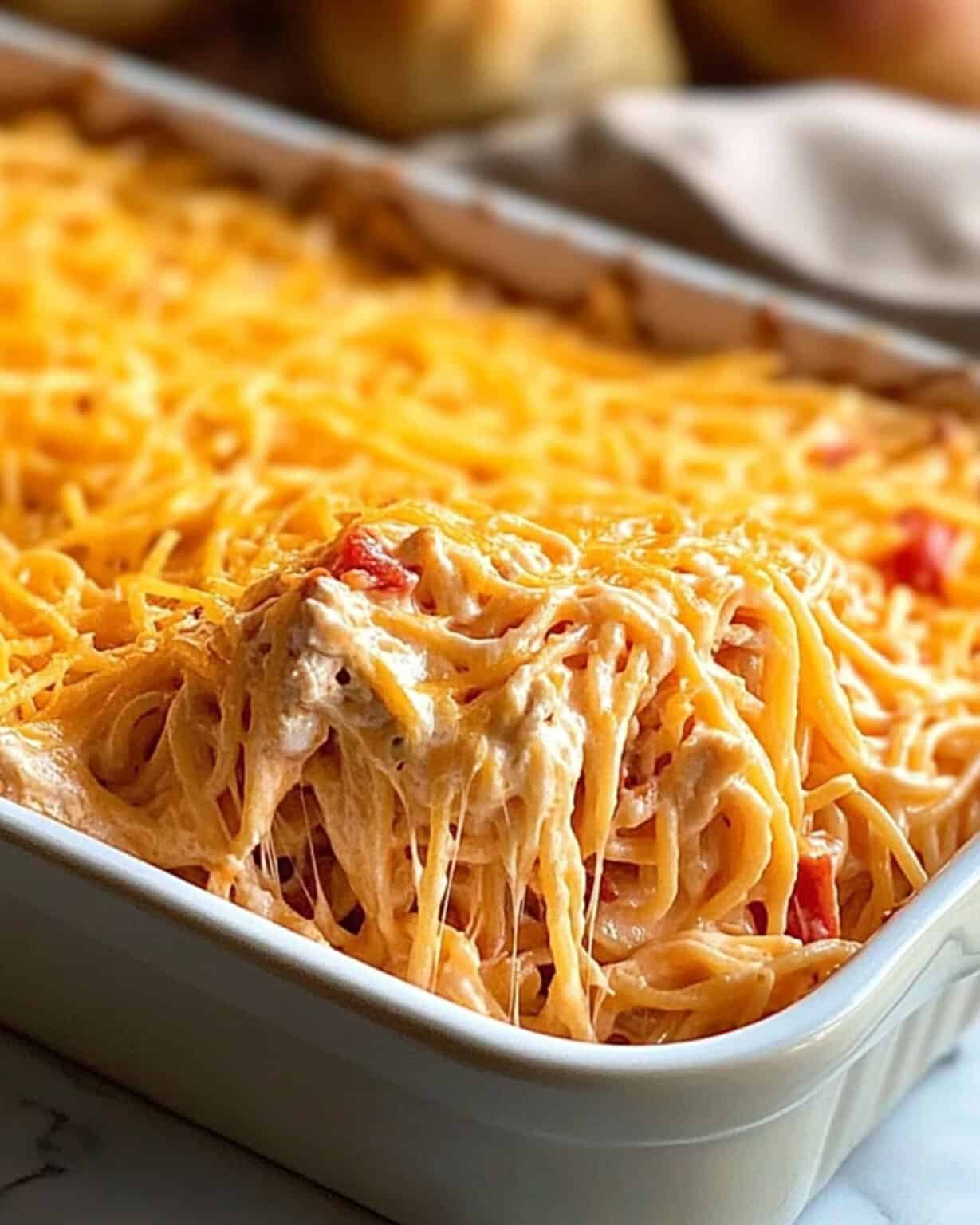 Ultimate Chicken Spaghetti Recipe - YummyHere