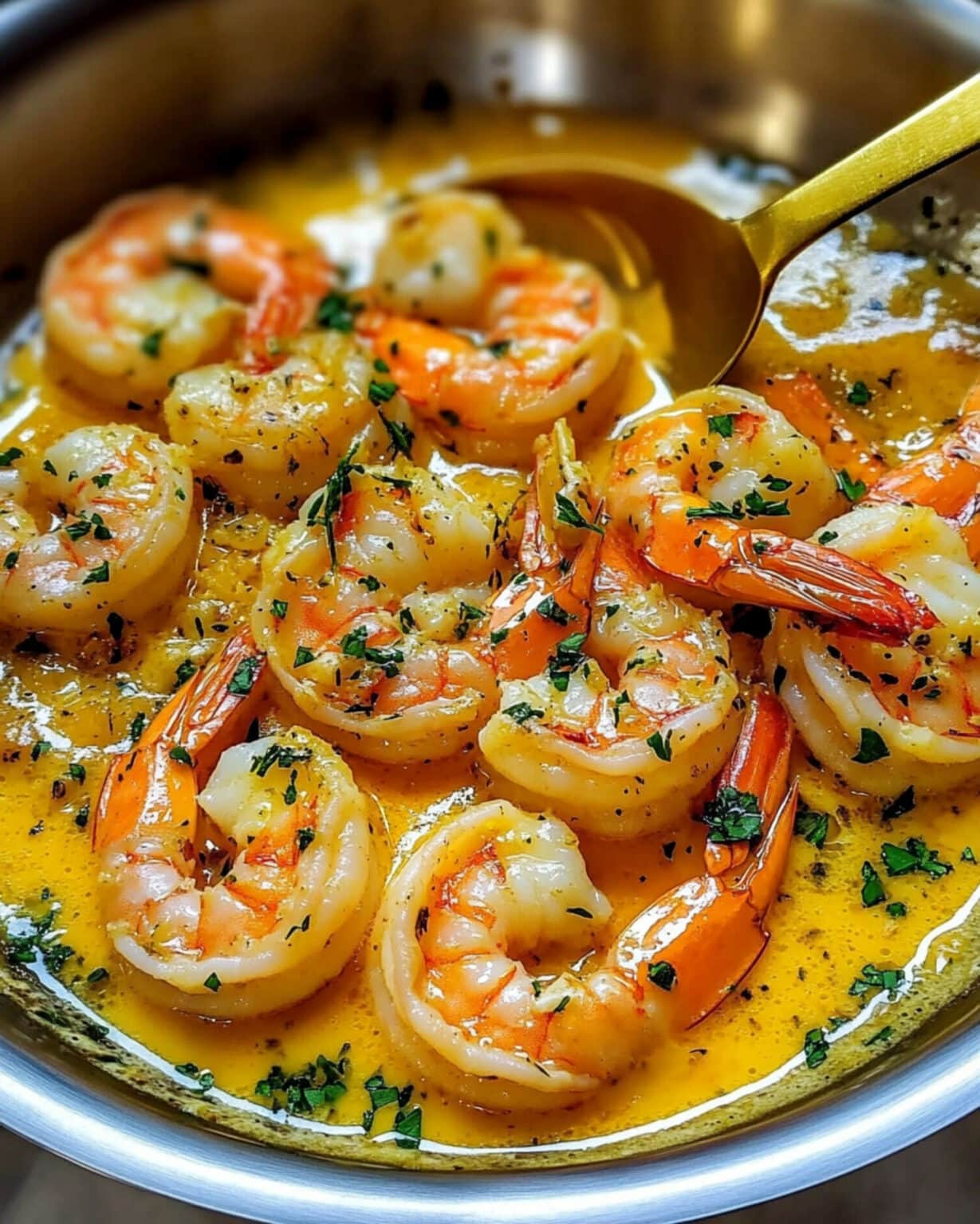 Garlic Butter Shrimp Scampi Recipe - YummyHere