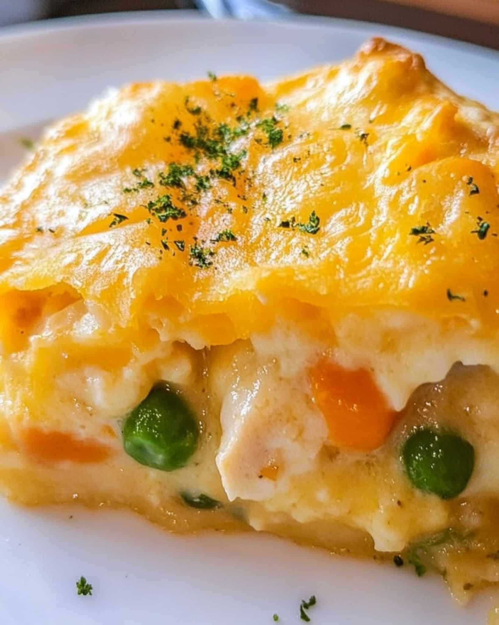 Mini Chicken Pot Pies with Crescent Roll Crust Recipe - YummyHere