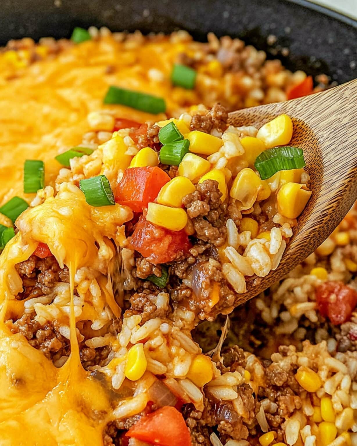 One Pot Mexican Rice Casserole Recipe - YummyHere