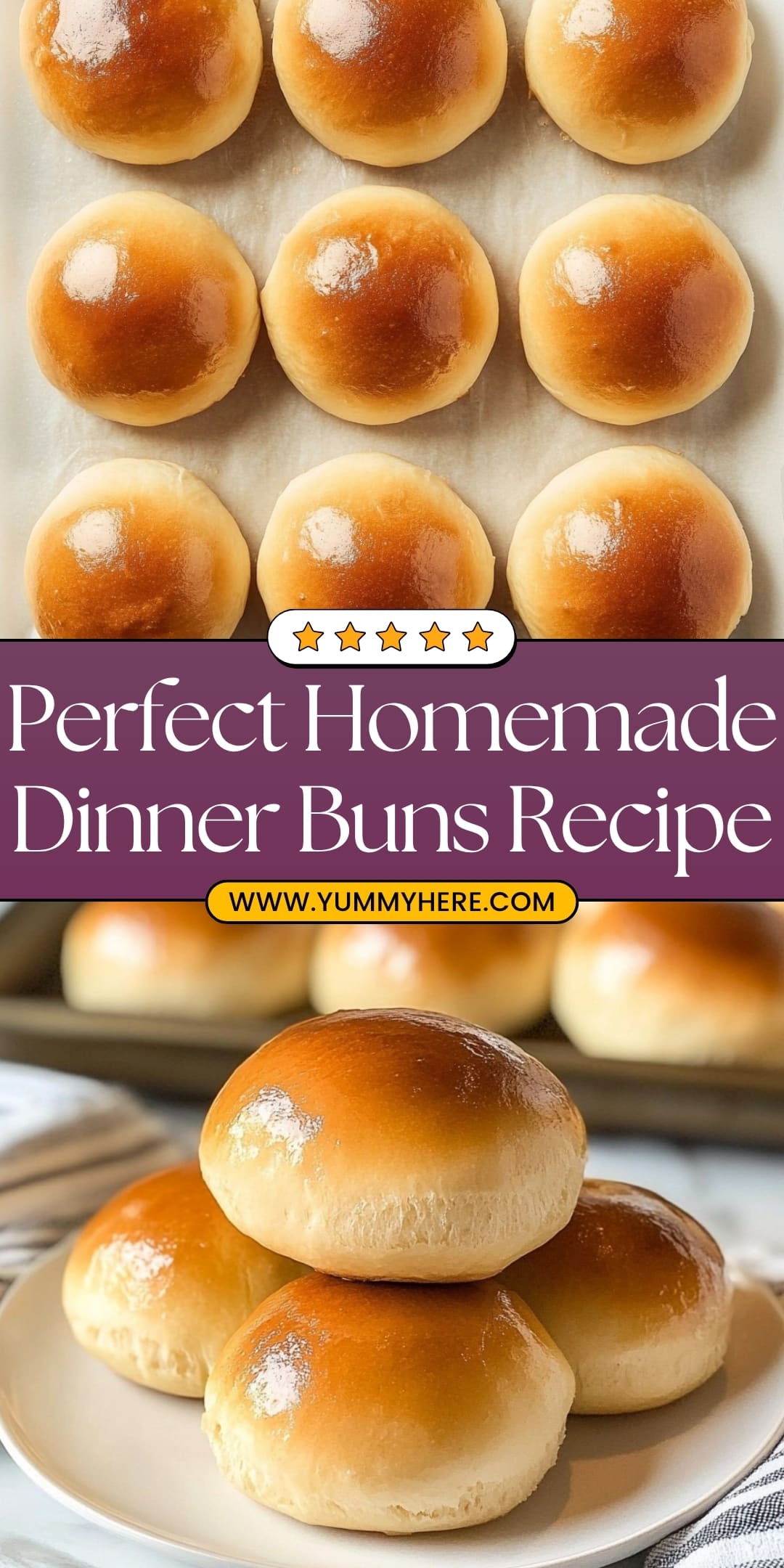 Mom's Homemade Buns Recipe: Fluffy Golden Buns for Cozy Dinners