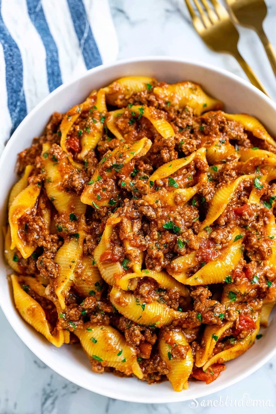 Creamy Beef and Pasta Shells: Cozy, Quick & Irresistible