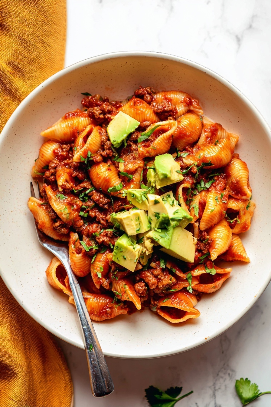 Cheesy Taco Pasta Skillet Recipe | Delicious One-Pot Dinner