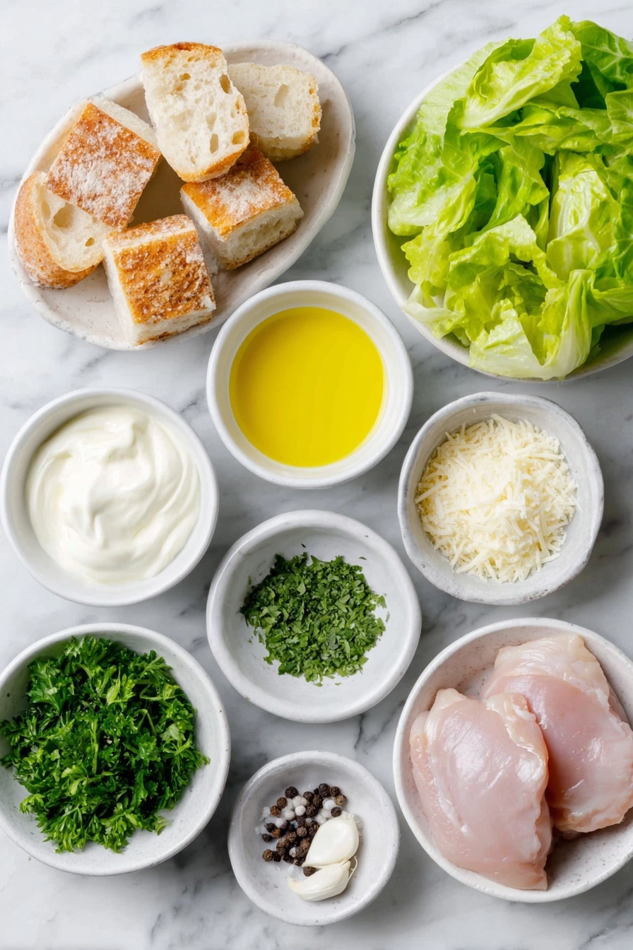 Best Chicken Caesar Salad with Homemade Croutons – Irresistible & Easy