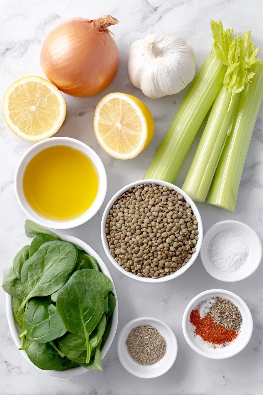 Healthy Lentil Soup with Spices - Comforting & Nourishing