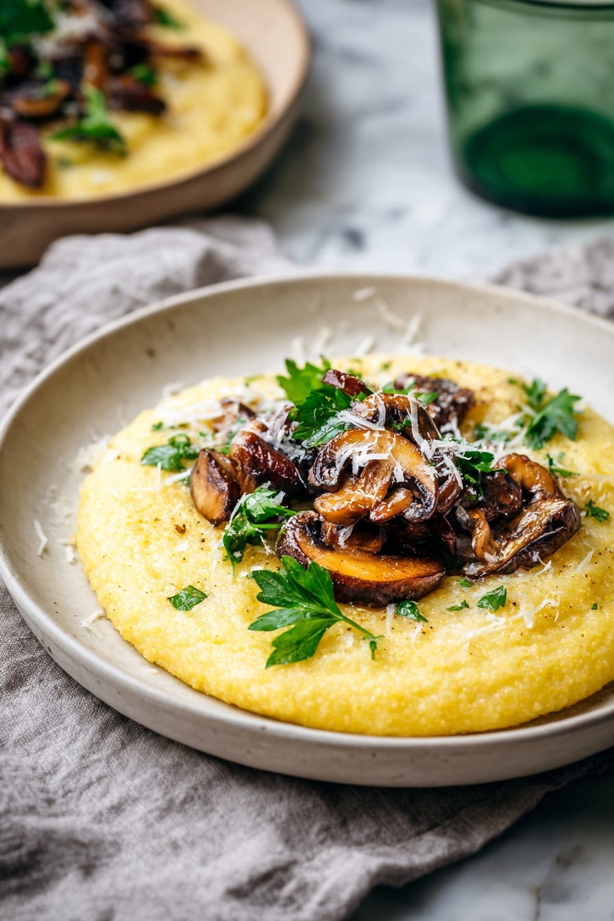 Creamy Mushroom Polenta: Comfort & Elegance in Every Bite