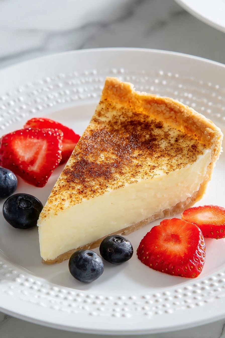 Egg Custard Pie: Irresistibly Smooth & Classic Dessert