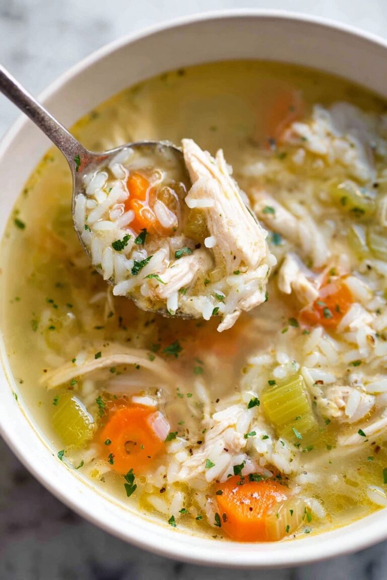 Easy Chicken and Rice Soup Recipe | Comfort in a Bowl