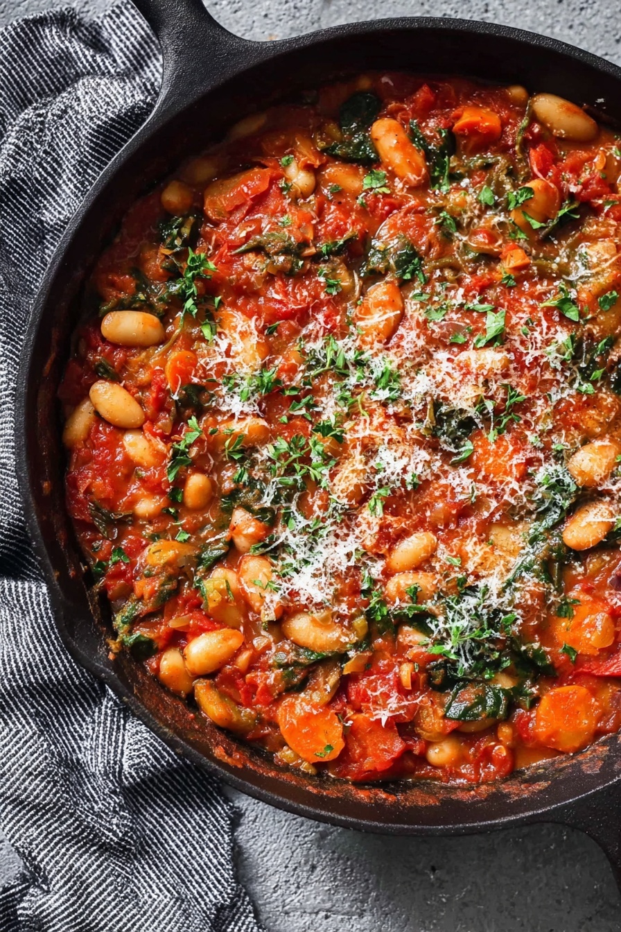 Mediterranean White Bean Skillet: Flavorful One-Pan Meal